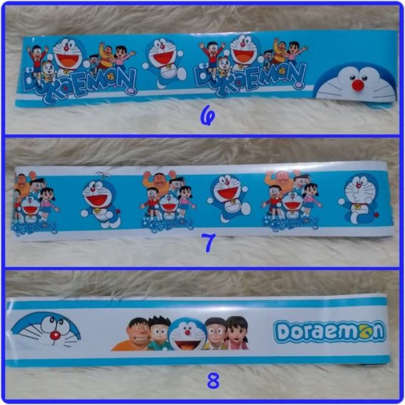 Promo Premium sticker border doraemon 10 cm x 5 m - doraemon no 7 ...