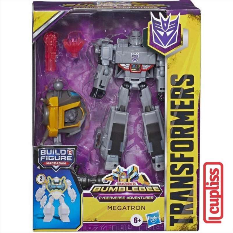 Promo Hasbro Transformers E7097 Megatron Deluxe Build Figure Cyberverse ...