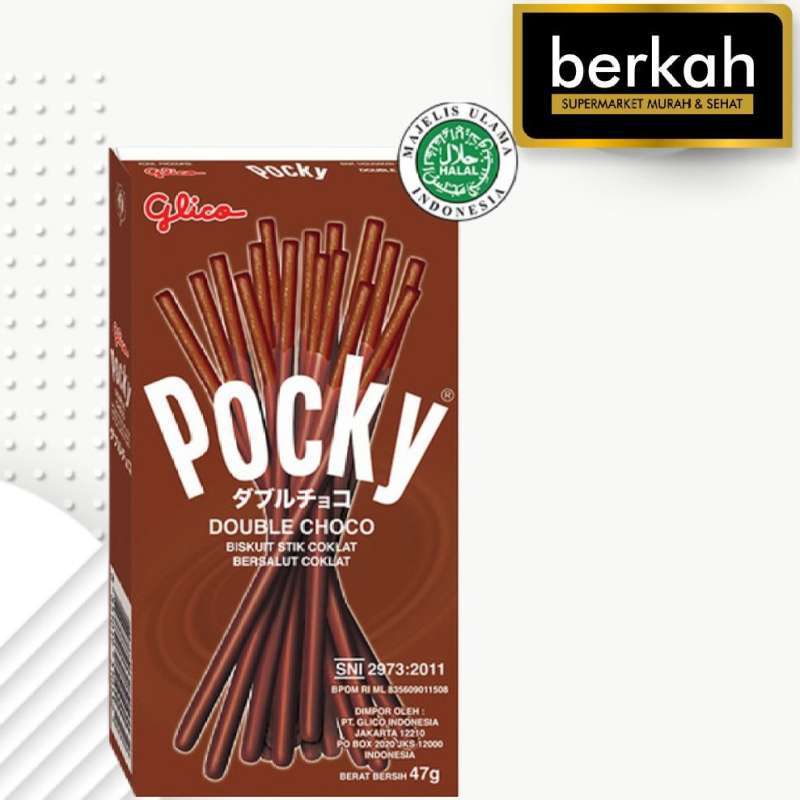 Jual GLICO POCKY DOUBLE CHOCO 47 GRAM di Seller Berkah Supermarket - Kota Makassar, Sulawesi ...
