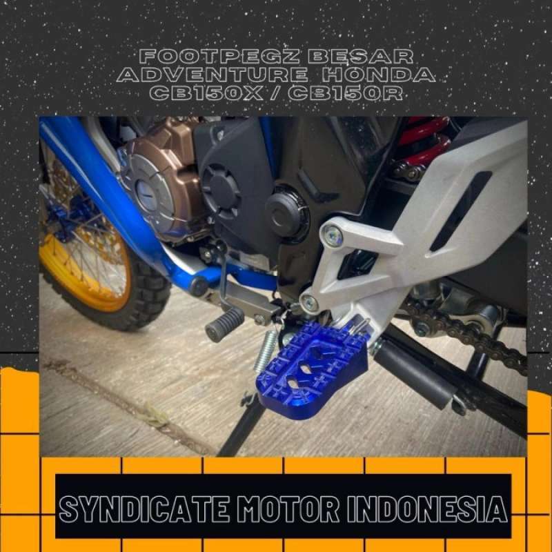 Jual footstep besar CNC aluminium Honda CB150X / CB150R trail ...