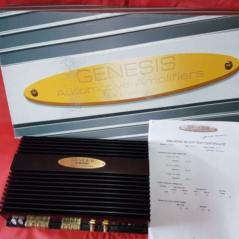 Jual POWER AMPLIFIER GENESIS MINIBLOCK BLACK di Seller Fasabakhul 99 ...