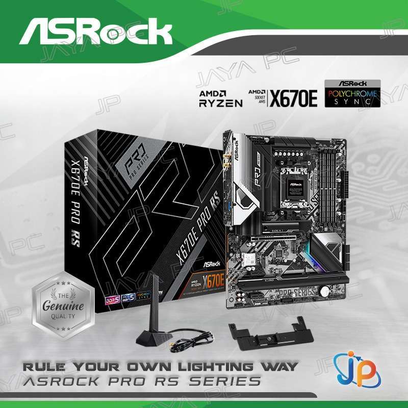 Jual Motherboard ASROCK X670E PRO RS (AM5, AMD, X670, DDR5, USB3.2 ...