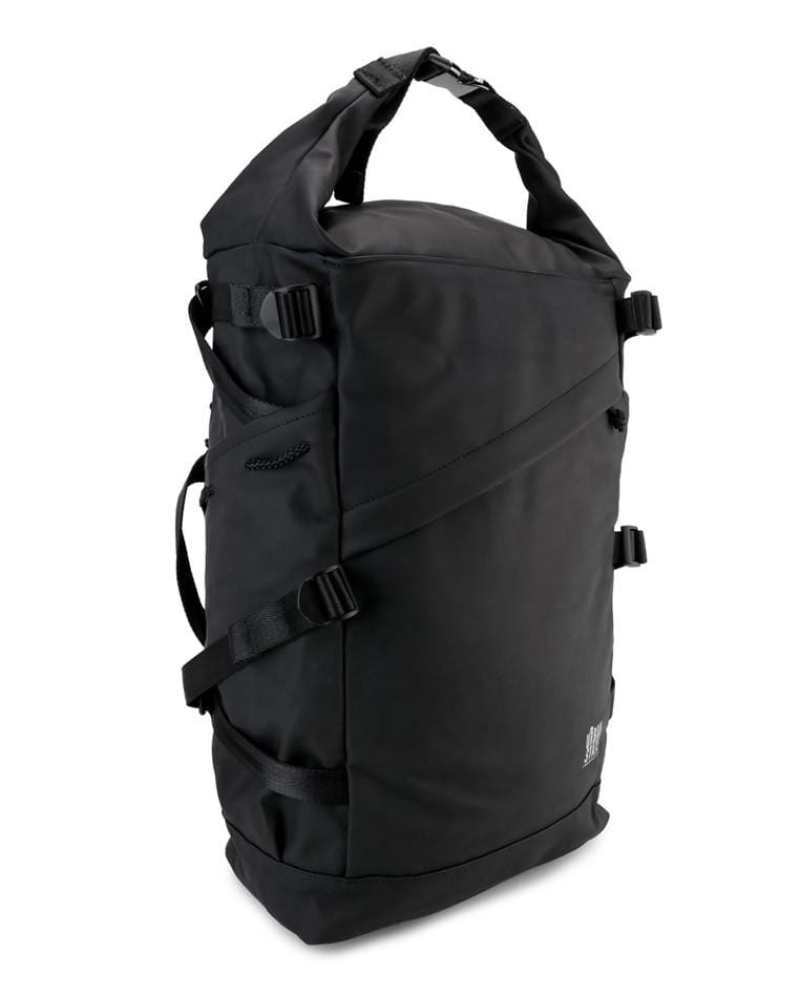 Promo Urban State - Coated Dry Foldover Backpack - Black Diskon 30% Di ...
