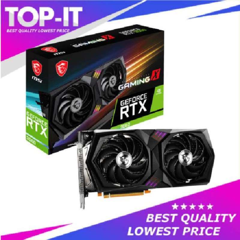 Jual MSI RTX 3060 GAMING X 12G DDR6 VGA CARD NVIDIA di Seller TOP-IT ...