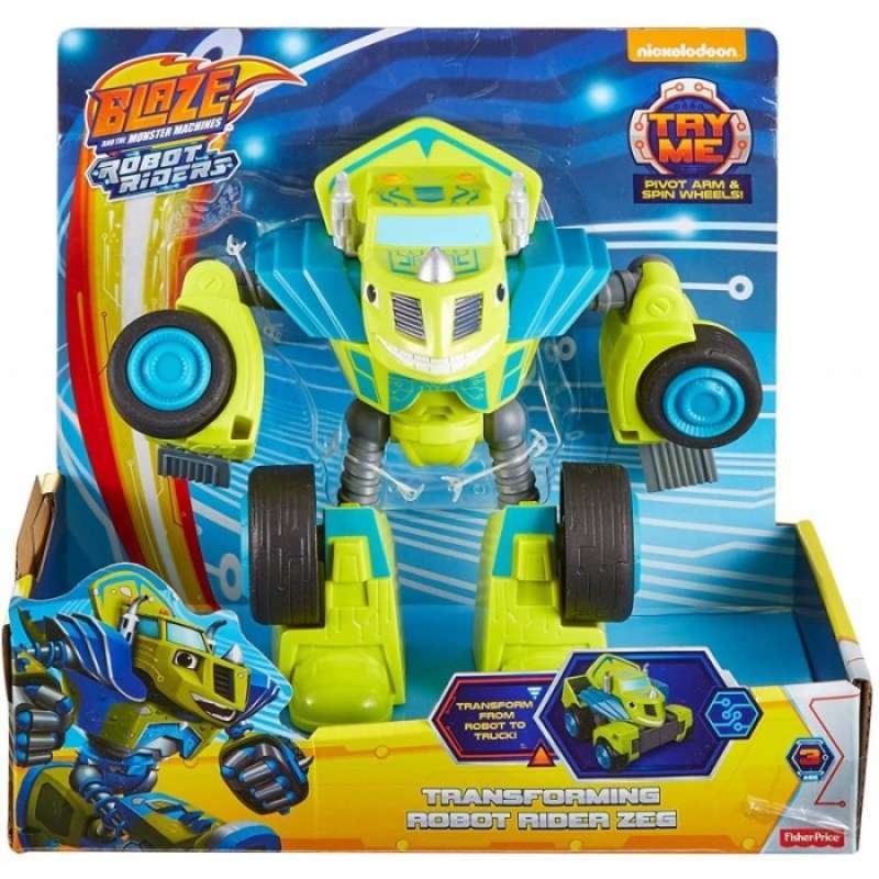 Jual Nickelodeon Blaze & the Monster Machines Transforming Robot Rider ...