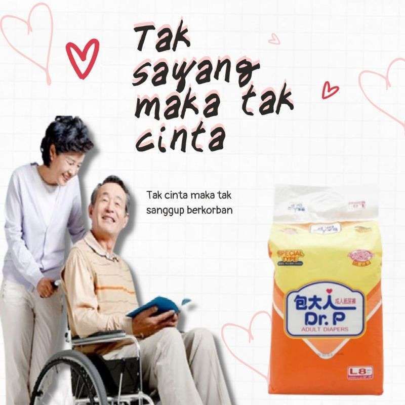 Jual Dr.p Popok Dewasa Special Tape L8 Di Seller Celced Market - Gang ...