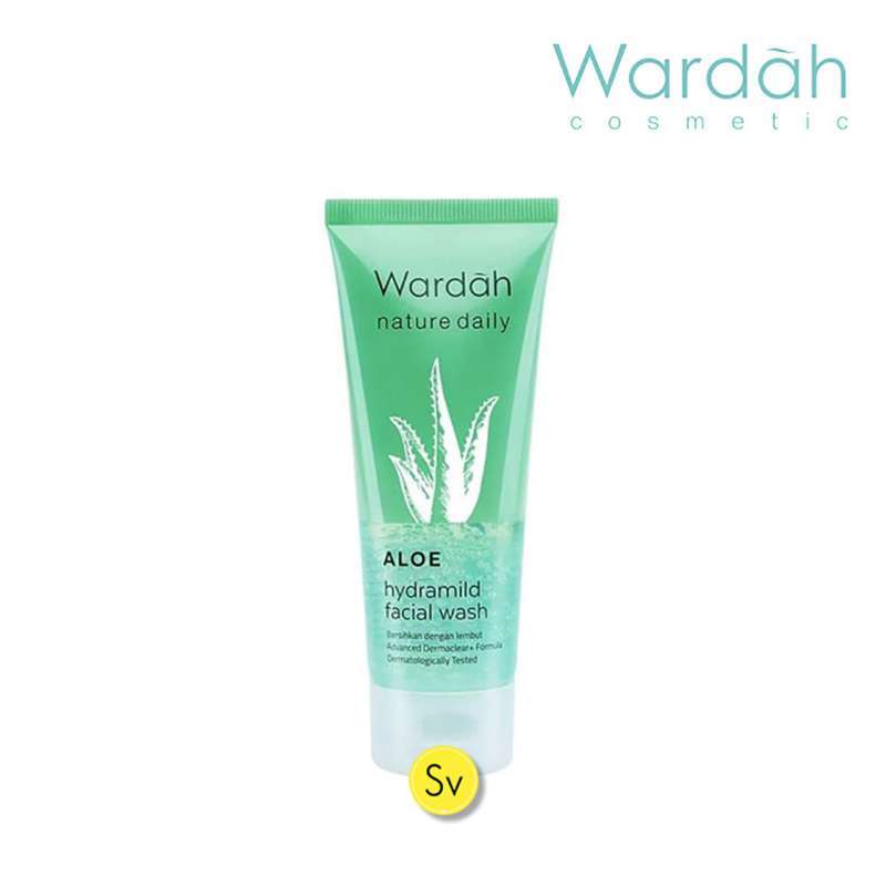 Promo Wardah Nature Daily Aloe Hydramild Facial Wash, 60ml - Sabun Cuci ...