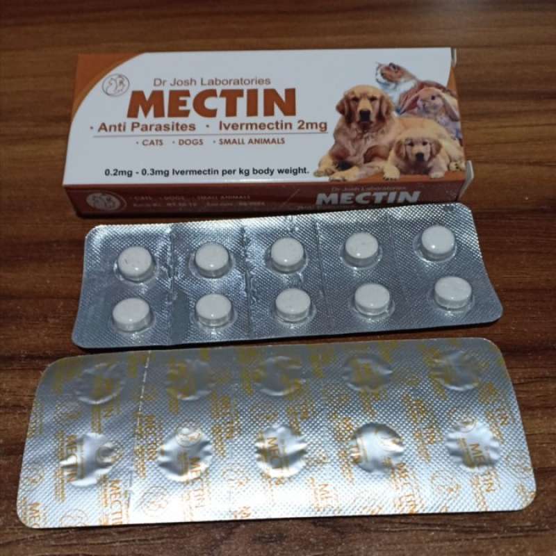 Jual Mectin obat anti parasites hewan 1 box isi 20 tablet di Seller ...