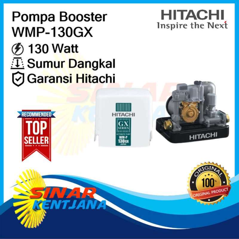 Promo Khusus Instant - Pompa Air Hitachi Wmp-130Gx Diskon 10% di Seller ...