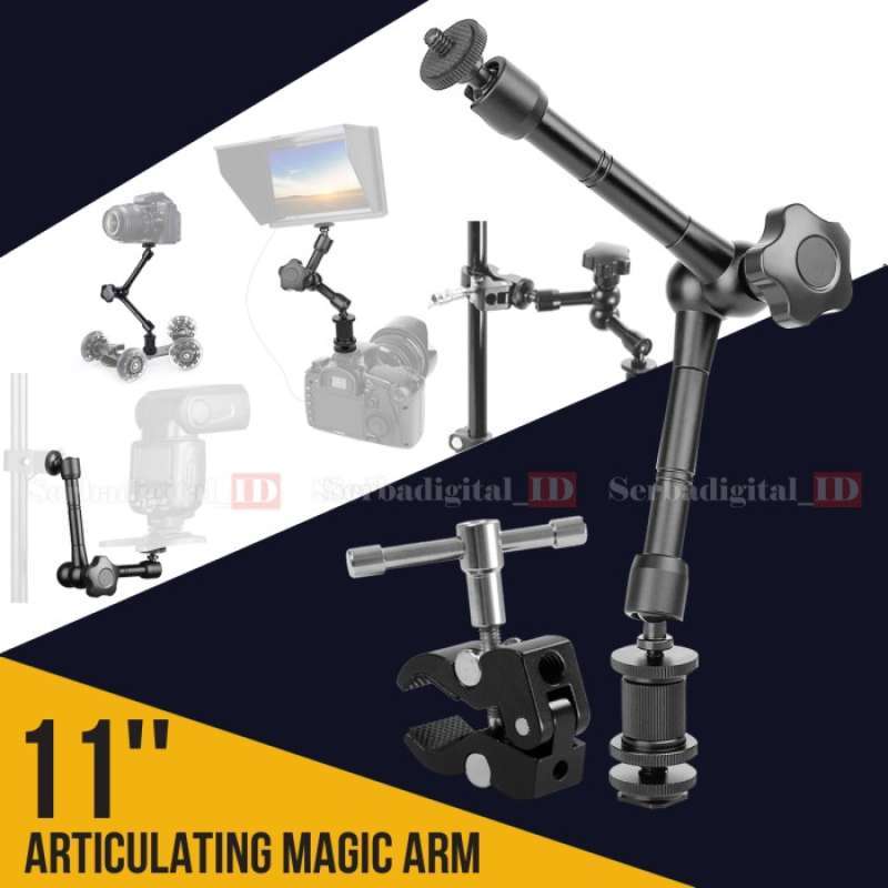 Jual Jual Magic Clamp / Magic Arm 11 Inch Includ Super C-clamp ...