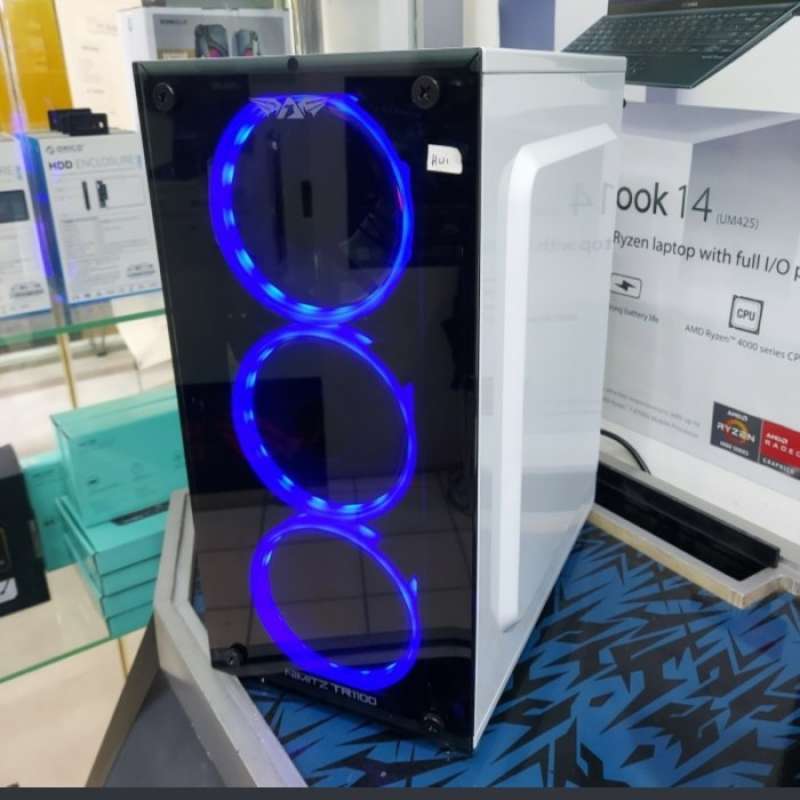 Promo Armaggeddon Nimitz Tr1100 Tempered Glass Gaming Case - Hitam Dan ...