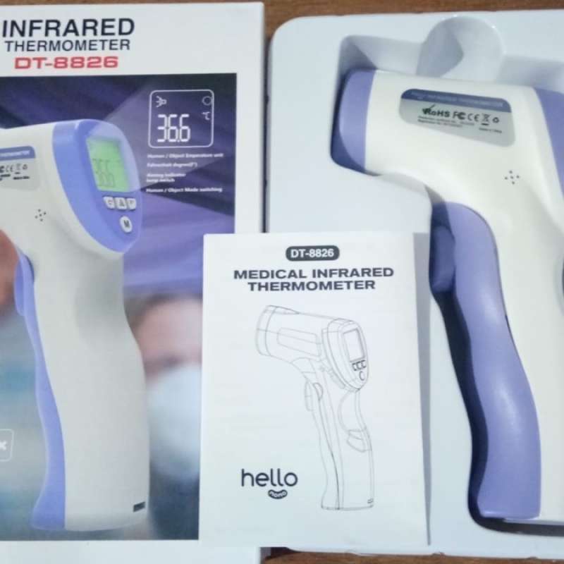 Jual Thermometer Infrared Gun Termometer Tembak Thermo Termo Non ...