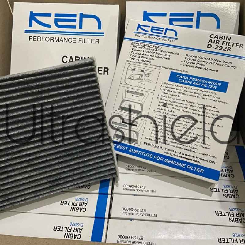 Jual KEN Filter Udara Kabin AC D2928C Toyota Vellfire Alphard Camry di ...