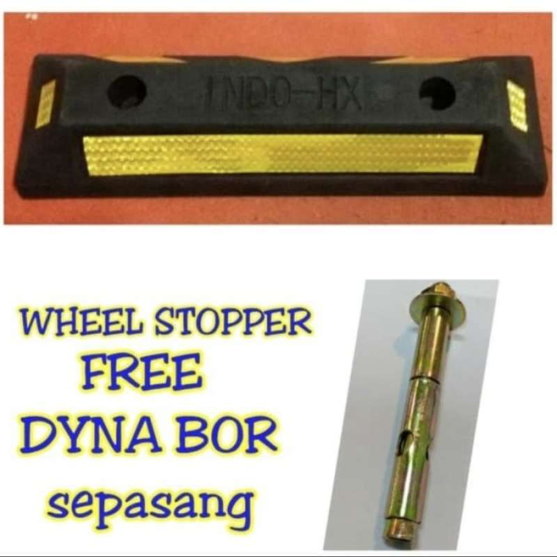 Jual Wheel Stopper - Pembatas Parkir Mobil Besar - Termasuk 2 Buah ...