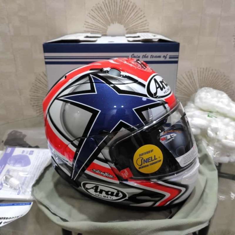 Jual ARAI RX7X HAYDEN LAGUNA SECA (SNI) di Seller BagusShop - Kab ...