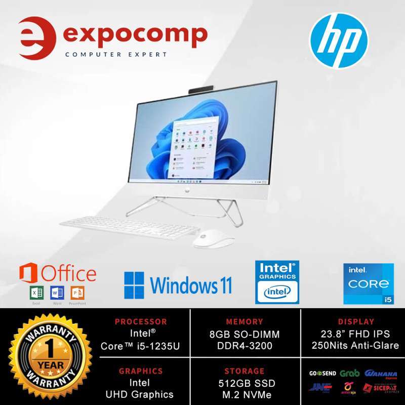 Jual Hewlett-packard Hp Pc Aio All In One 24-cb1015d Core I5-1235u Di ...