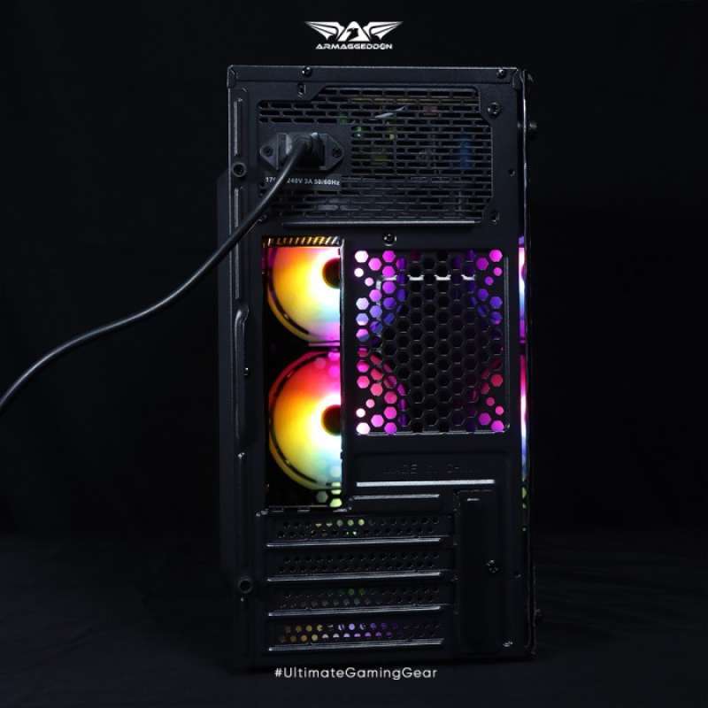 Promo Casing Pc Armaggeddon Tron 1x Casing Pc Gaming M-atx | Rgb Front ...