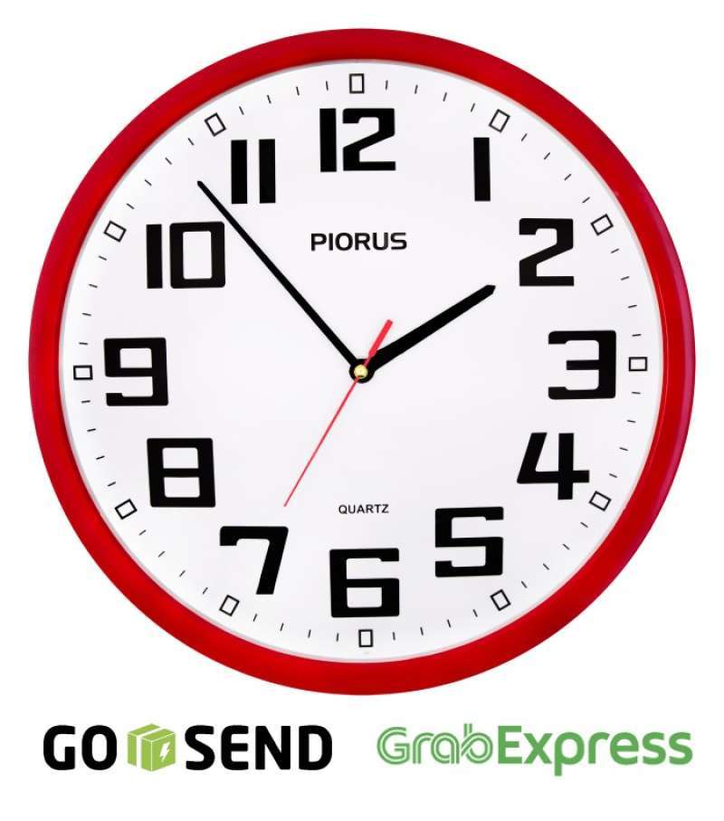Jual Jam Dinding 40 cm Angka Besar - Gojek / Grab di Seller Briellee ...