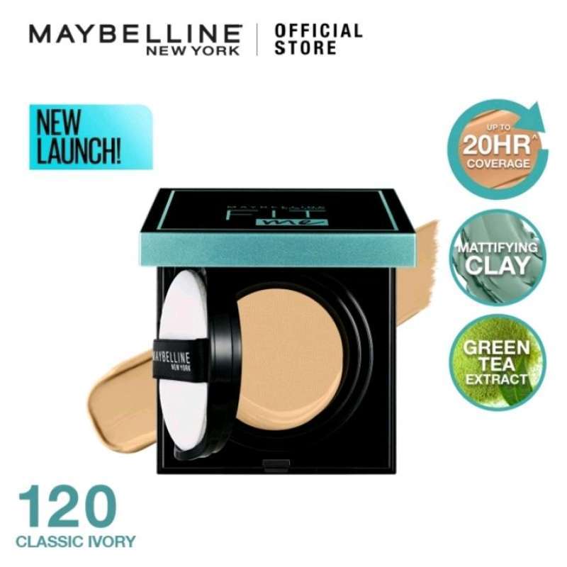 Jual Maybelline Fit Me Matte & Poreless Cushion Bedak Padat - Classic ...