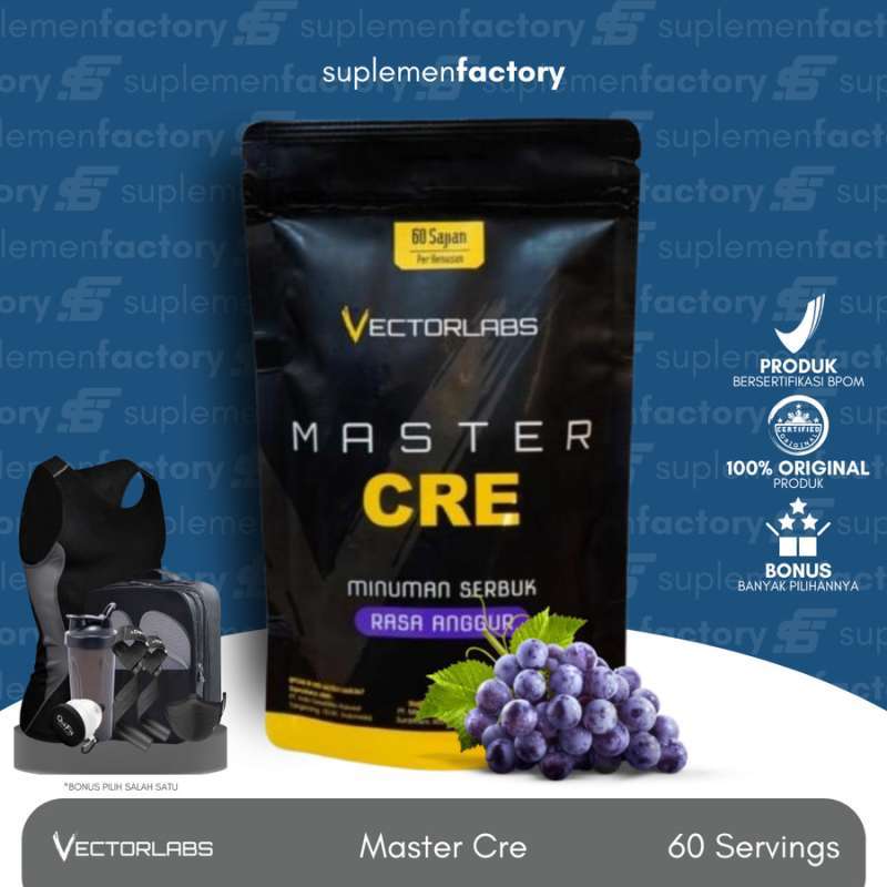 Jual Vectorlabs Master Cre Master Creatine Monohydrate 300gram - Grape ...