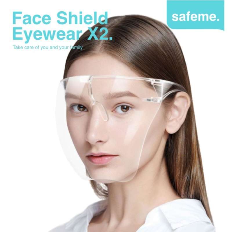 Jual Jual Face Shield Acrylic Kacamata Blocc Premium Full Face Safety ...