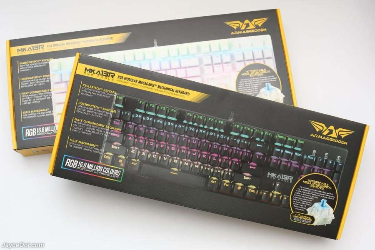 Jual Armaggeddon MKA-13R RGB Eagle Mechanical Gaming Keyboard di Seller ...