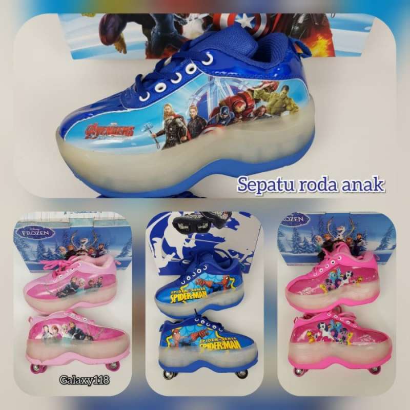 Jual Sepatu roda karakter roda 4 original anak di Seller Jaya 01 - Kab ...