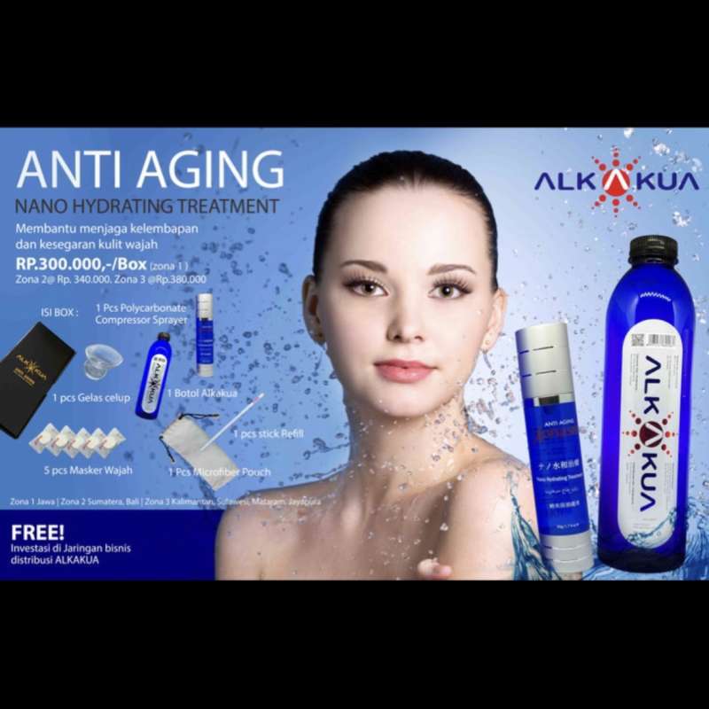 Jual Alkakua Sprayer | Nano Spray | Alkakua Anti Aging Spray di Seller ...