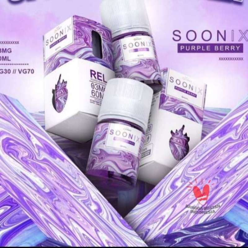 Jual Soonix Purple Berry 60ml By Rcraft X Supersonix - Liquid Sonix ...