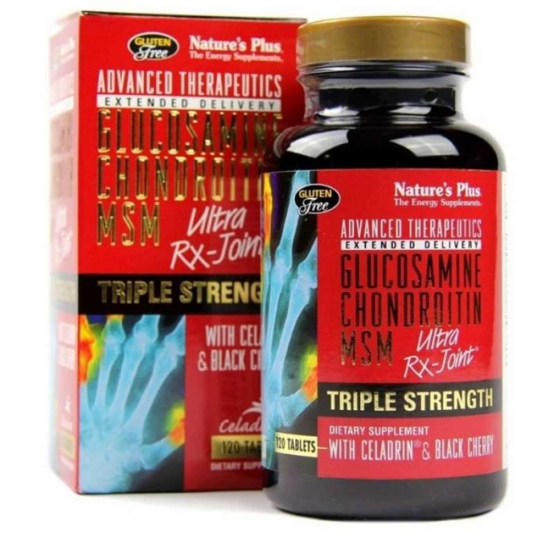 Jual nature's plus glucosamine chondroitin msm ultra rx joint (120 ...