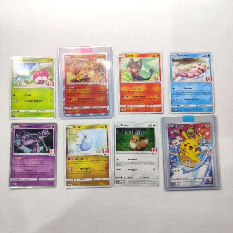 Promo Kartu Pokemon Promo KFC - Limited Edition Charizard Pikachu KFC ...