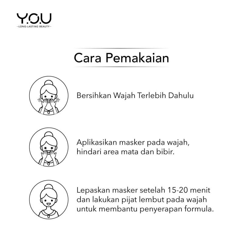Jual Y.o.u 3 In 1 My Skin-mate Face Mask - Honey And Rose Di Seller ...