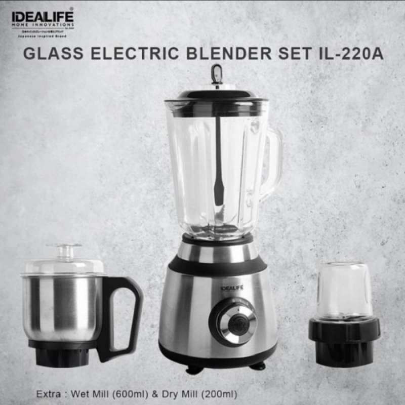 Promo Electric Blender IL-220 / Penggiling Serbaguna Listrik IDEALIFE ...