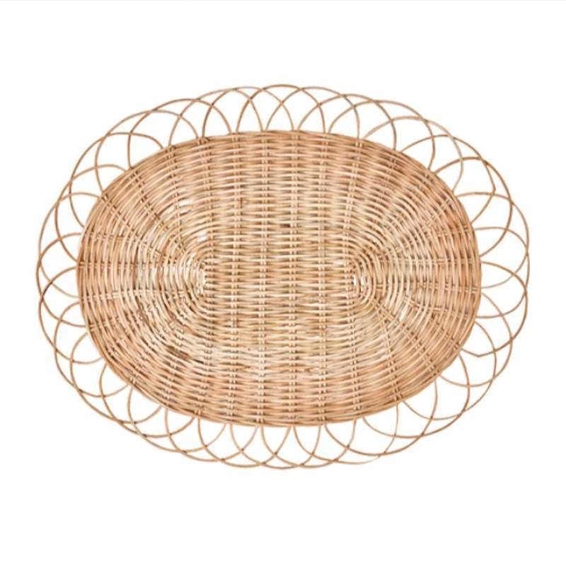 Jual Perkakas Dapur Alat Untuk Tatakan Piring Bahan Rotan Ukuran 35 Cm ...