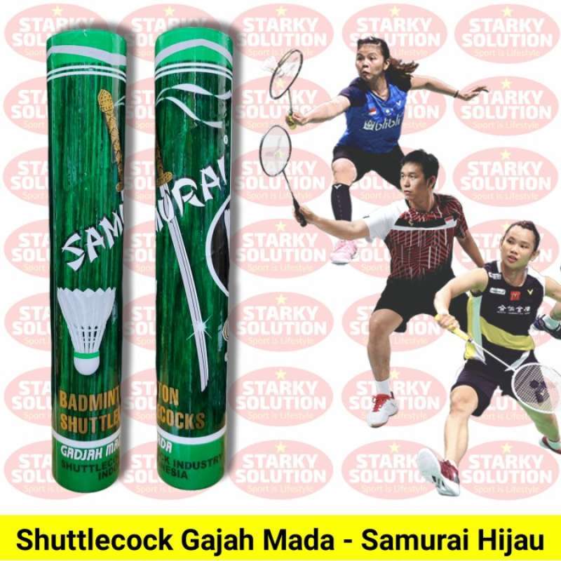 Jual Shuttlecock Bulutangkis SAMURAI Kock Kok Gajah Mada Badminton ...