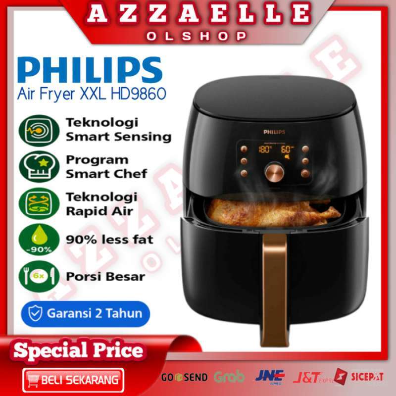 Jual Philips HD9860 Air Fryier Digital Premium XXL / HD9860/90 di ...