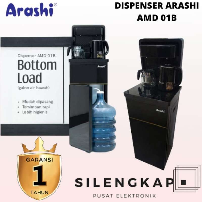 Jual Arashi Water Dispenser Multi Fungsi AMD 01B Dispenser Air Galon ...