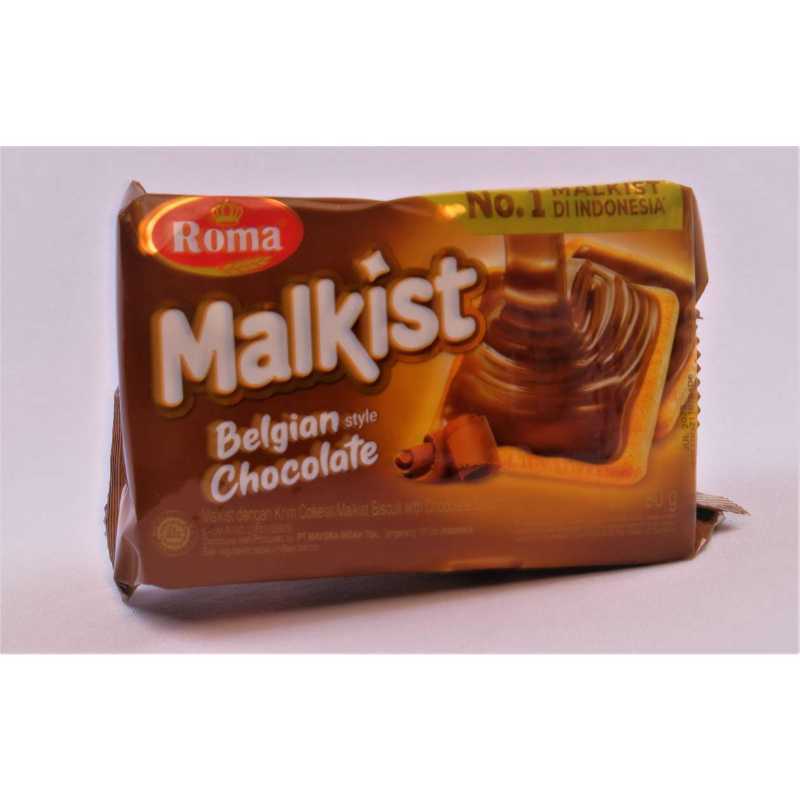 Jual Roma Malkist Chocolate Biscuit / Biskuit Roma Malkist Cokelat 90 ...