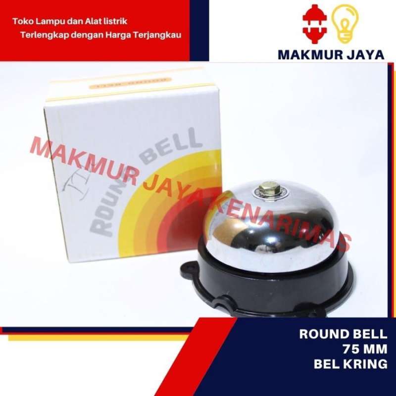 Jual Round Bell Kring 3 Bell Listrik/alarm Bell/bell Sekolah/alarm ...