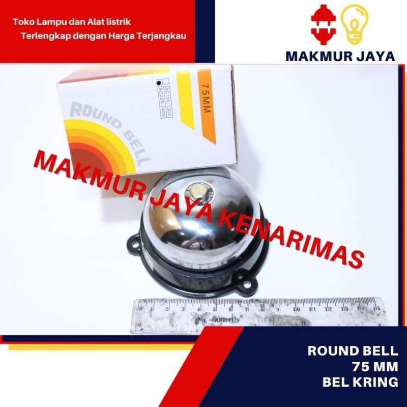 Jual Round Bell Kring 3 Bell Listrik/alarm Bell/bell Sekolah/alarm ...