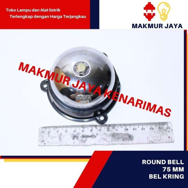 Jual Round Bell Kring 3 Bell Listrik/alarm Bell/bell Sekolah/alarm ...