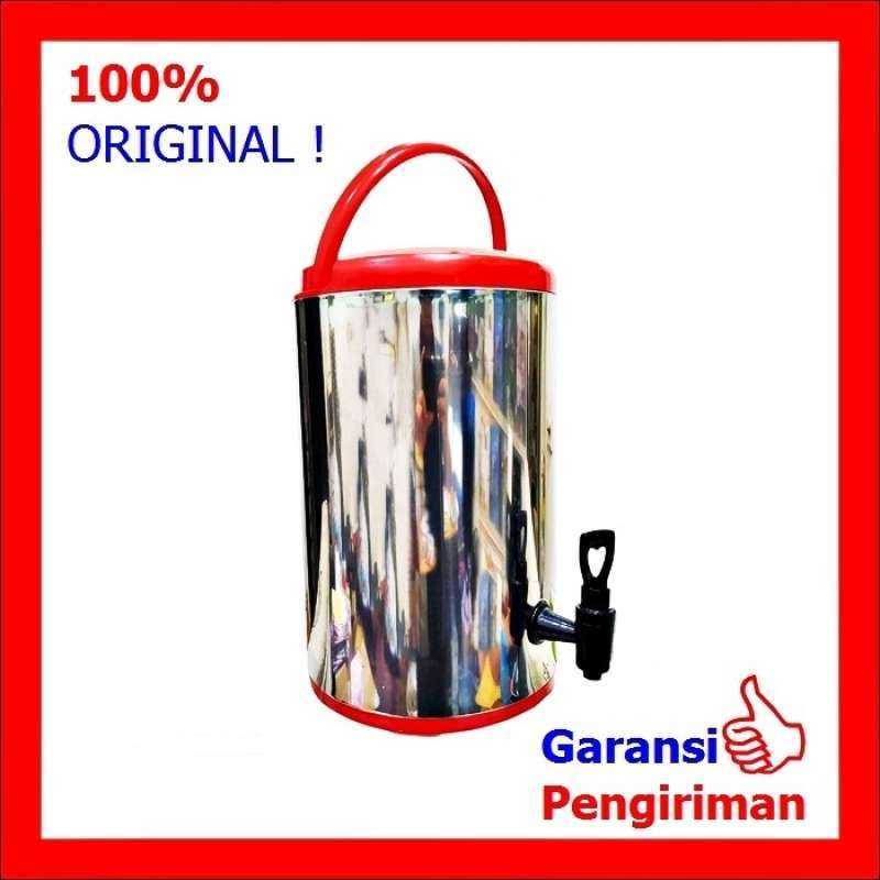 Jual Termos dispenser air panas dan dingin Water jug stainless 8 liter ...