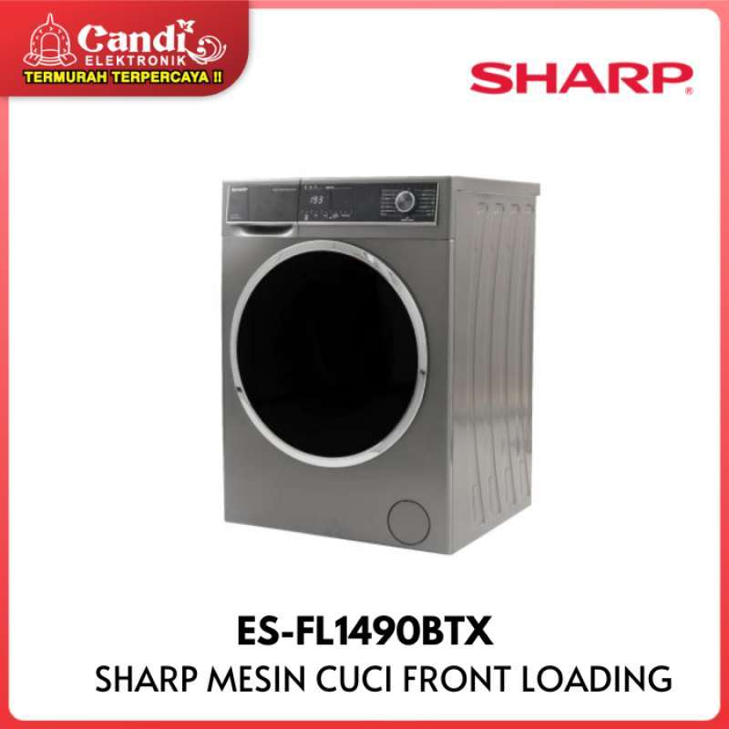 Jual SHARP WASHING MACHINE FRONT LOADING ES-FL1490BTX di Seller Candi ...