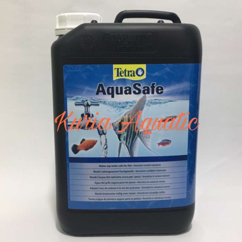 Jual Tetra Aquasafe 5L / Aqua safe 5 L / Liter di Seller Kamupet - Duri ...
