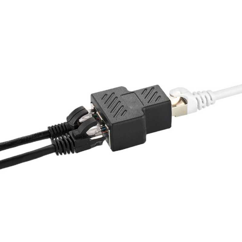 Promo Glo - Sifree Rj45 Lan Ethernet Network Connector Splitter 1 To 2 ...