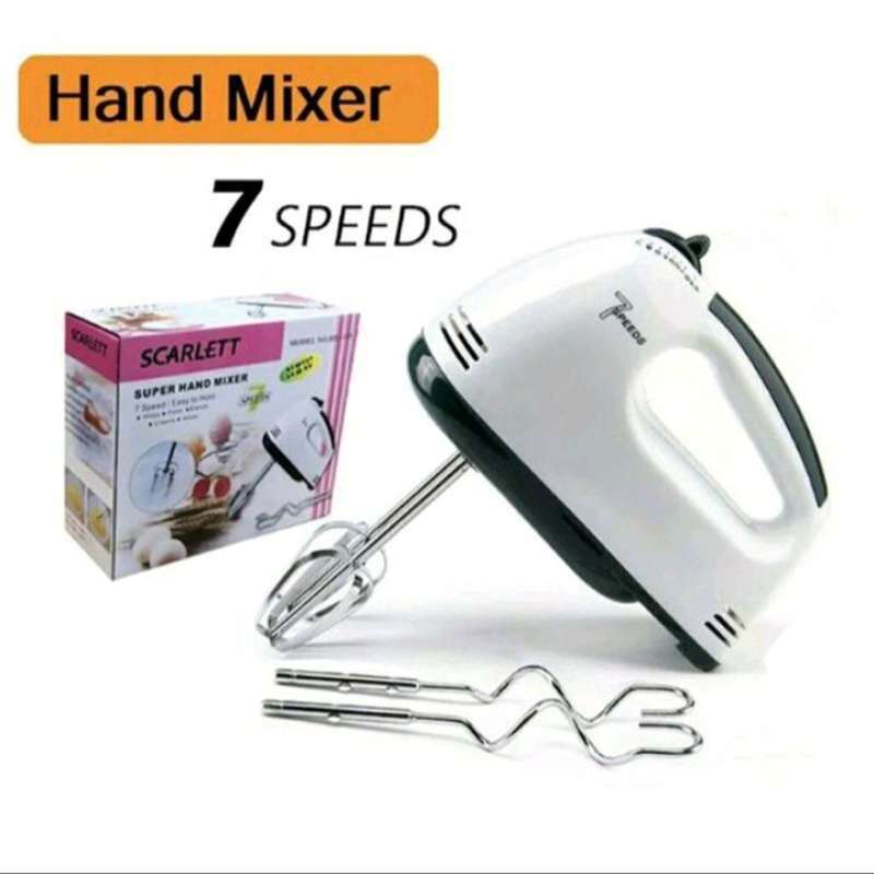Promo Super Hand Mixer Scarlett He 133 Mixer Tangan Elektrik 7 Speed
