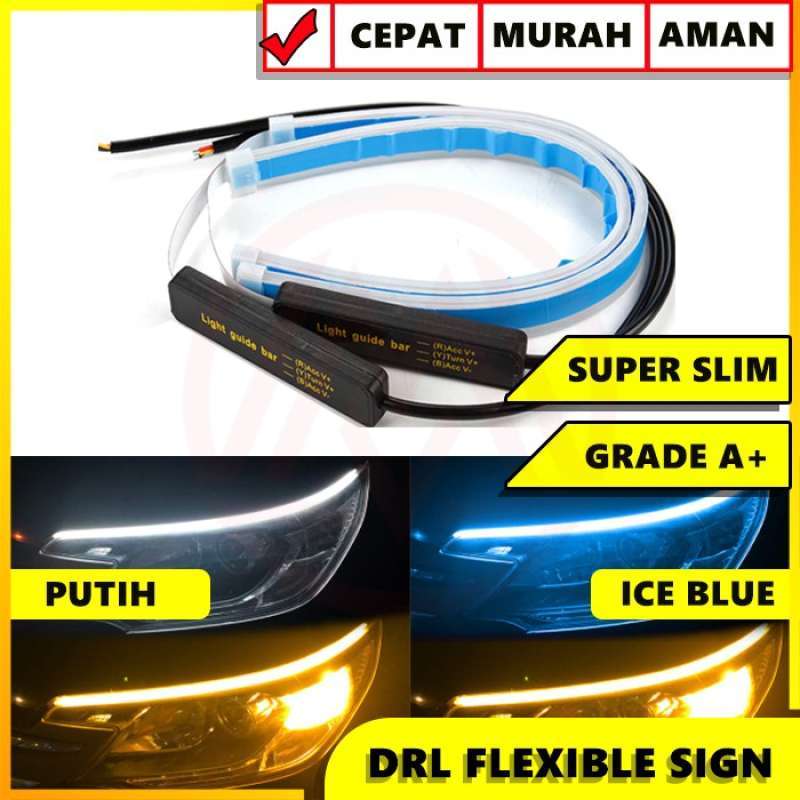Jual LED DRL FLEKSIBLE LED DRL FLEXIBLE 60 CM SLIM WATERPROOF SIGN ...