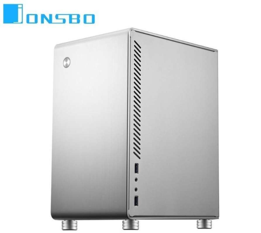 Jual Jonsbo U1-plus Silver Tempered Glass Mini Itx Htpc Computer Case ...