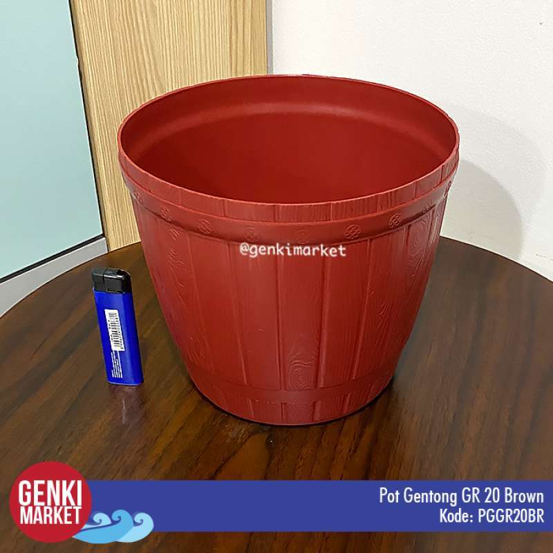 Jual Pot Gentong GR 20 / Pot Bunga Kebun Taman / Pot Gentong Putih ...