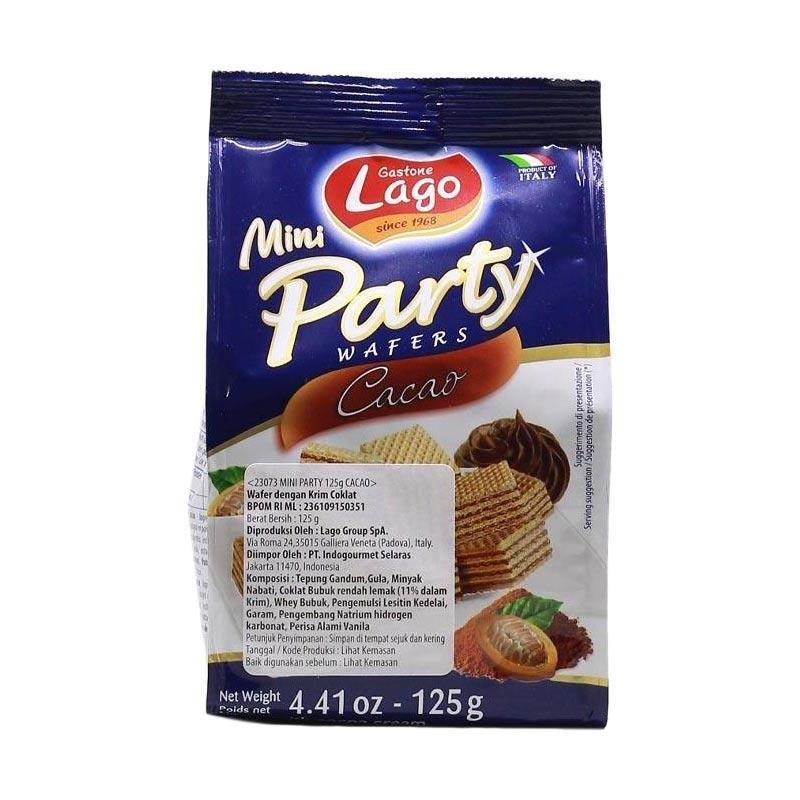 Jual WHS - LAGO Mini Party Cocoa Wafers [125 g] di Seller Sukanda Snack ...